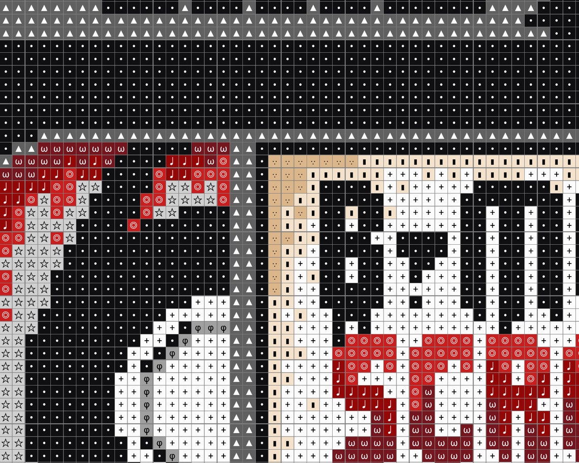 B Movie Scream Queen Cross Stitch Pattern Horror Cult - Etsy
