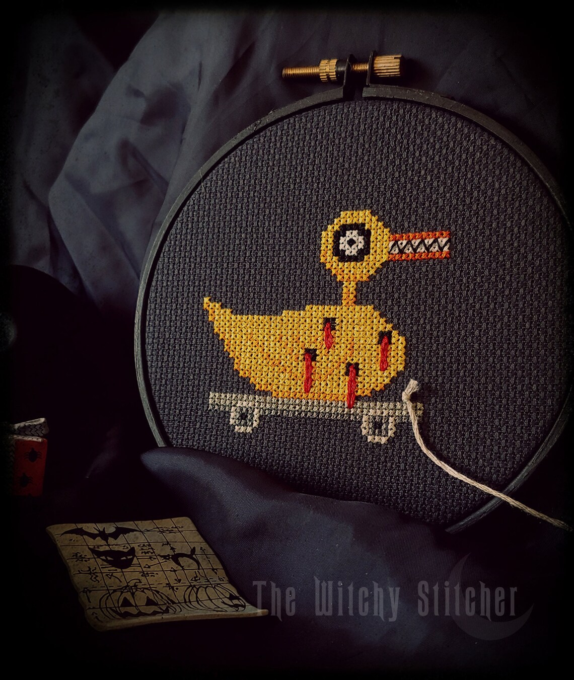 Nightmare Duck Cross Stitch Pattern Gothic Modern - Etsy