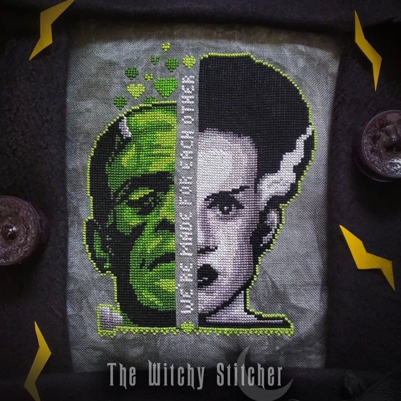 Scary Cross Stitch - Etsy