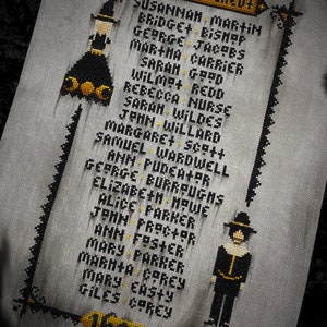 Salem Remembered - Cross Stitch Pattern - Wiccan, Witch, Occult, Gothic ...