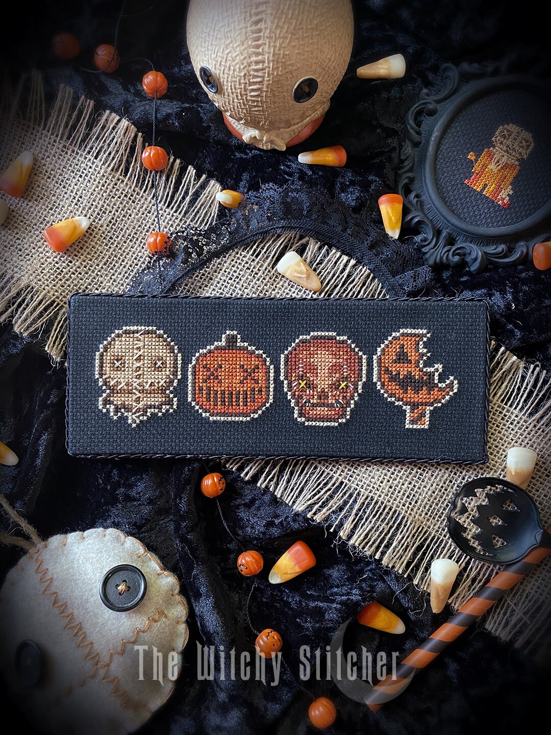 Trick or Treat Crew - Cross Stitch Pattern ~ Samhain, Unmasked, Horror ...