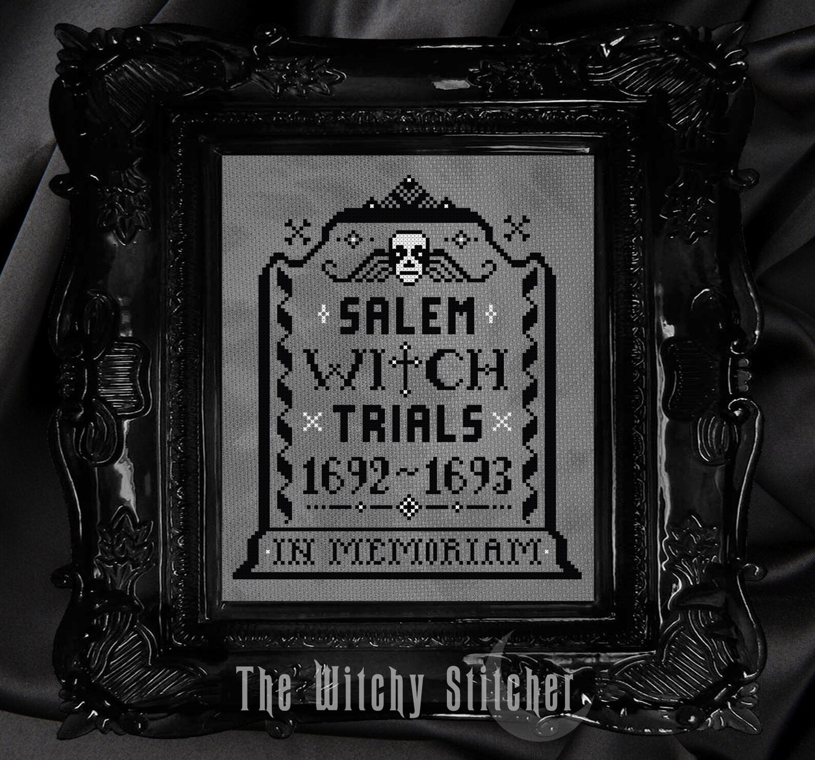 Salem Witch Trials In Memoriam Cross Stitch Pattern | Etsy