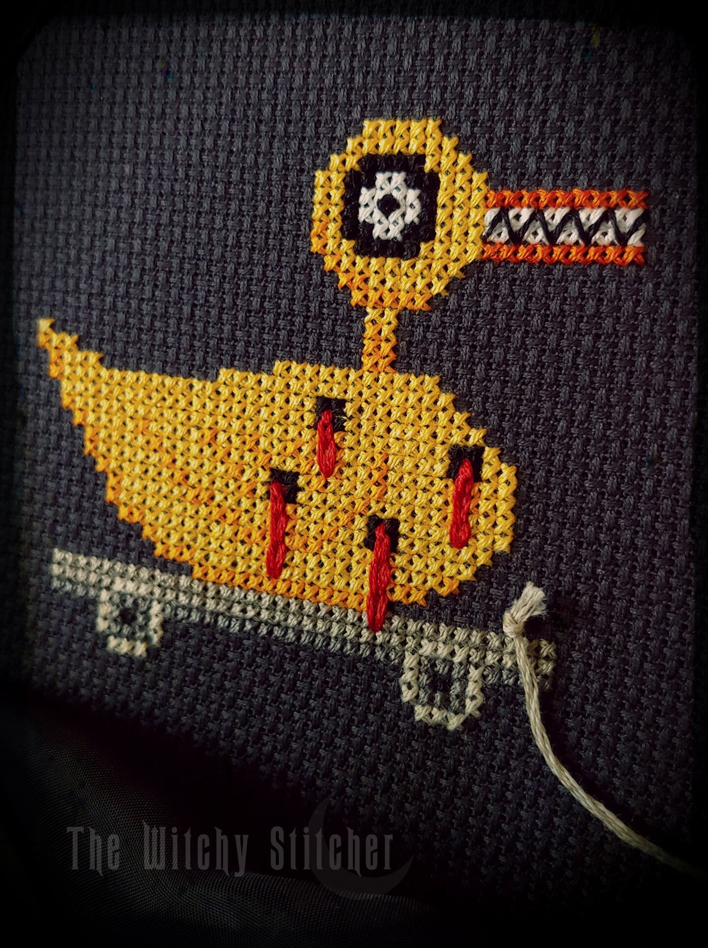 Nightmare Duck Cross Stitch Pattern Gothic Modern - Etsy