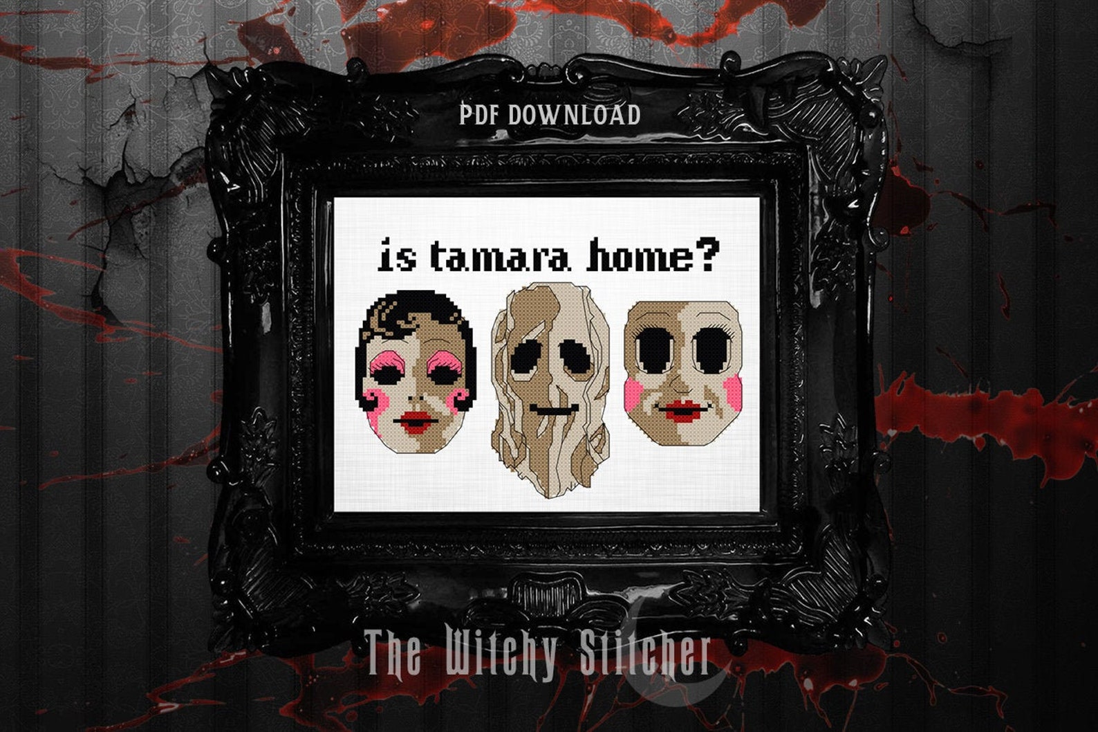 The Strangers is Tamara Home Horror Cross Stitch Pattern | Etsy