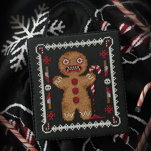 The Gingerdead Man - Gingerbread Man - Cross Stitch Pattern - Modern ...