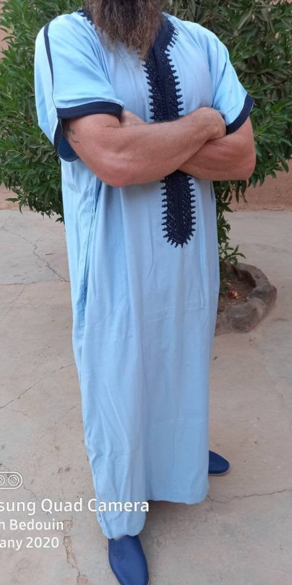 Luxury Cotton Moroccan Gandora / Khandora / Jalabiya / - Etsy