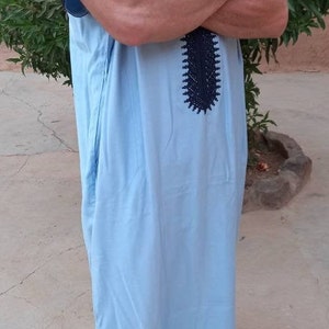 Luxury Cotton Moroccan Gandora / Khandora / Jalabiya / Djellaba / Thobe ...