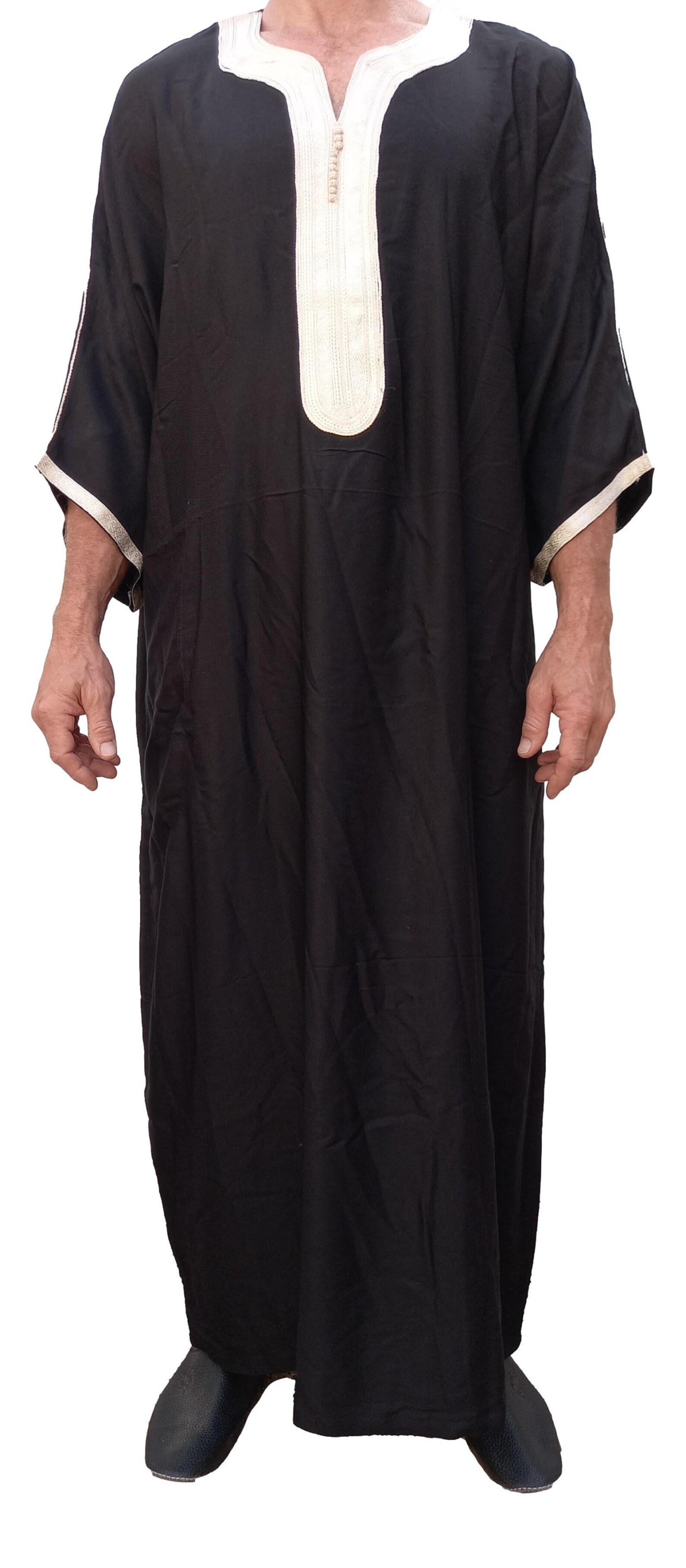 Moroccan Gandora. Maroccan Hoodless Thobe. Moroccan Thin Summer Thobe ...