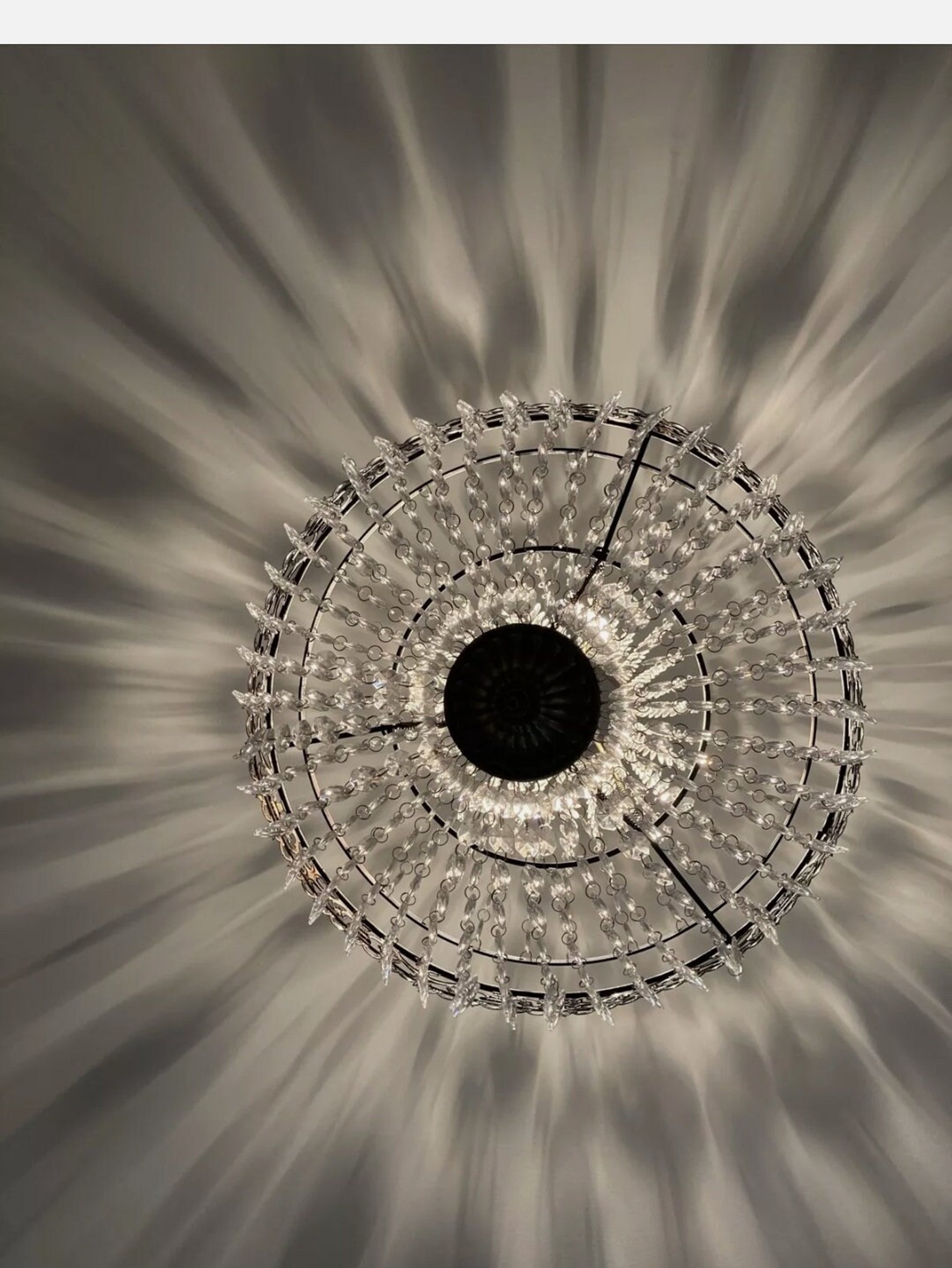 Stunning Chandelier Ceiling Hanging. Acrylic Crystal Ceiling - Etsy