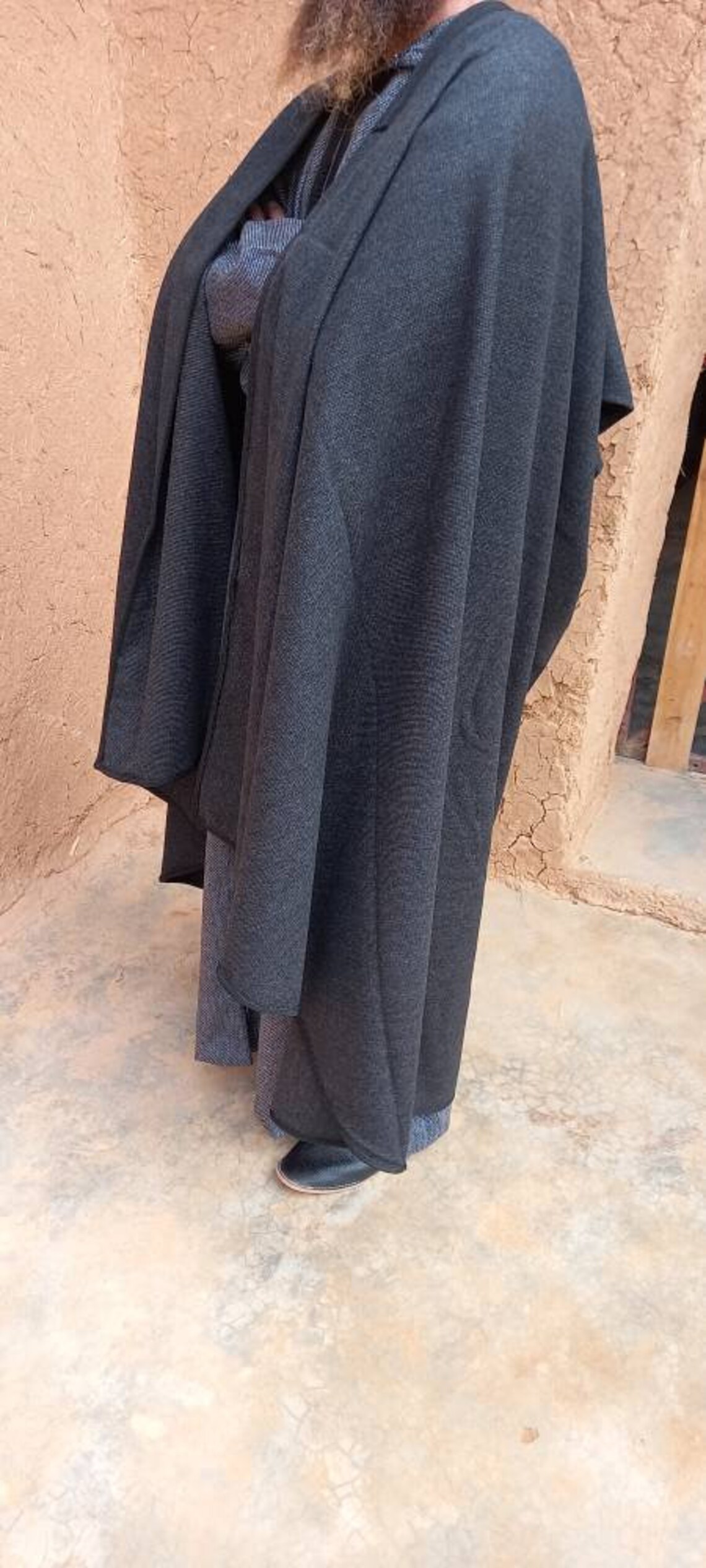 Luxury Soft Heavy-weight Woollen Cape 150cm Length | Etsy