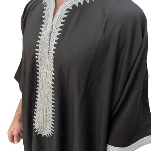 Moroccan Gandora. Maroccan Hoodless Thobe. Moroccan Thin Summer Thobe ...