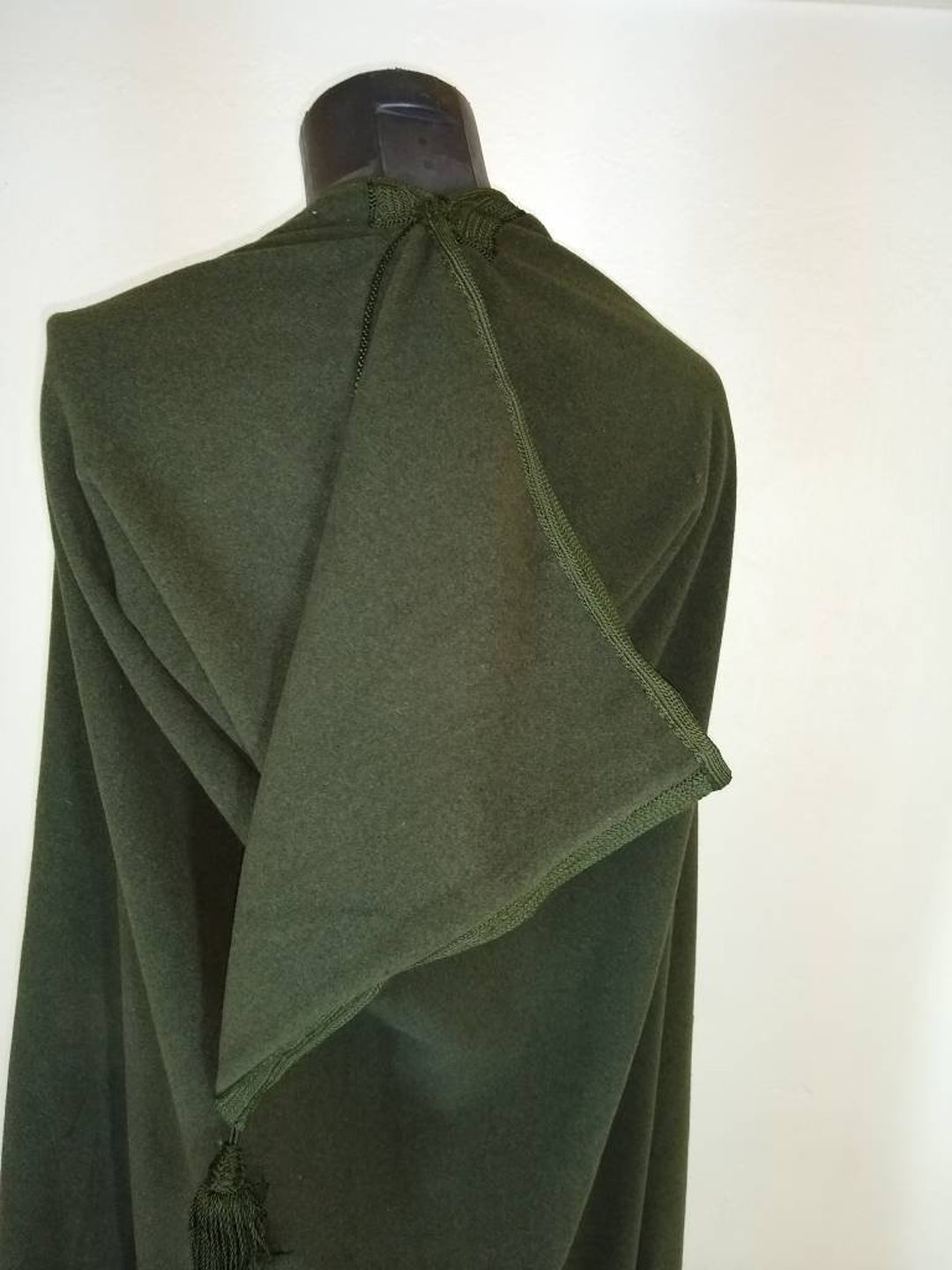Luxury Green Robe. Kings Robe. Kings Cloak. Green Wool Cape. Viking ...