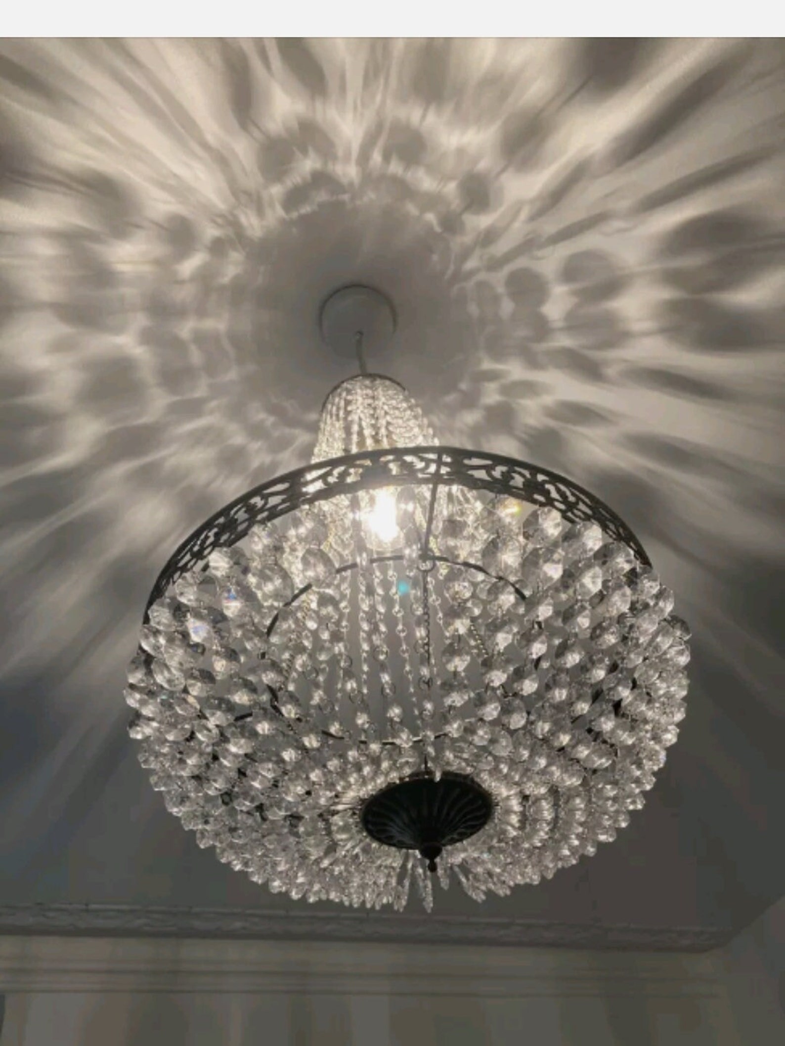 Stunning Chandelier Ceiling Hanging. Acrylic Crystal Ceiling - Etsy
