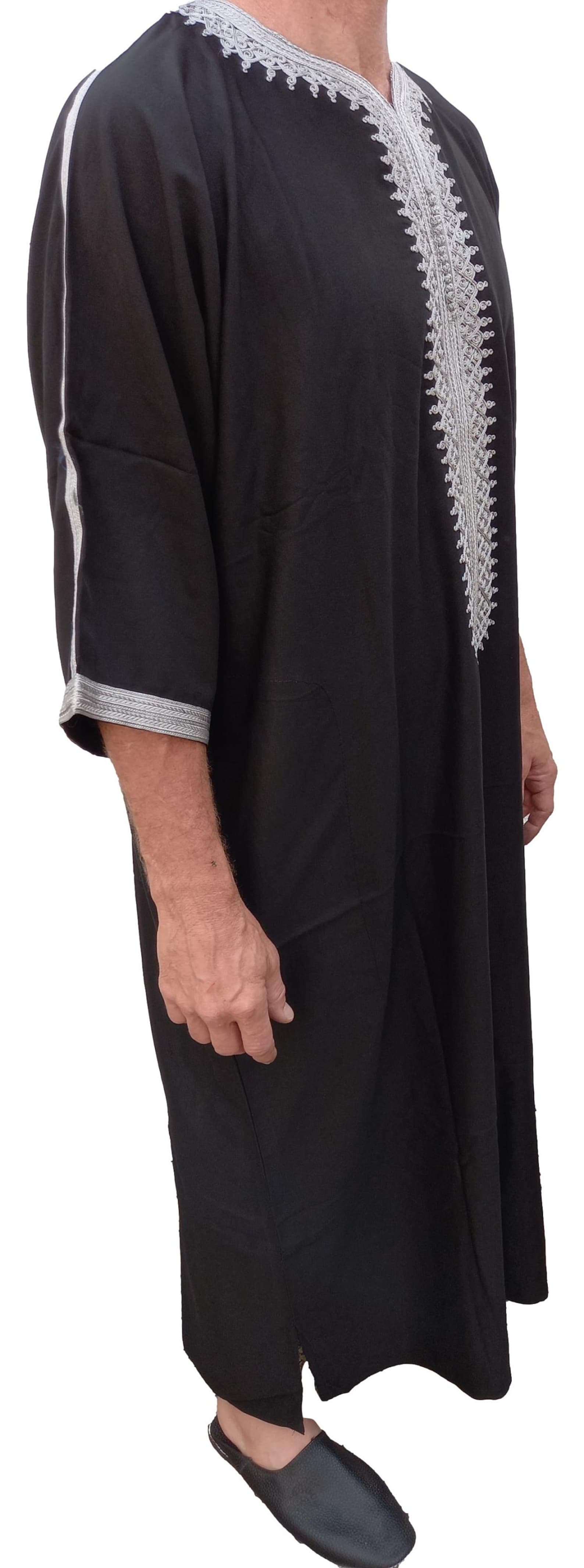 Moroccan Gandora. Maroccan Hoodless Thobe. Moroccan Thin Summer Thobe ...