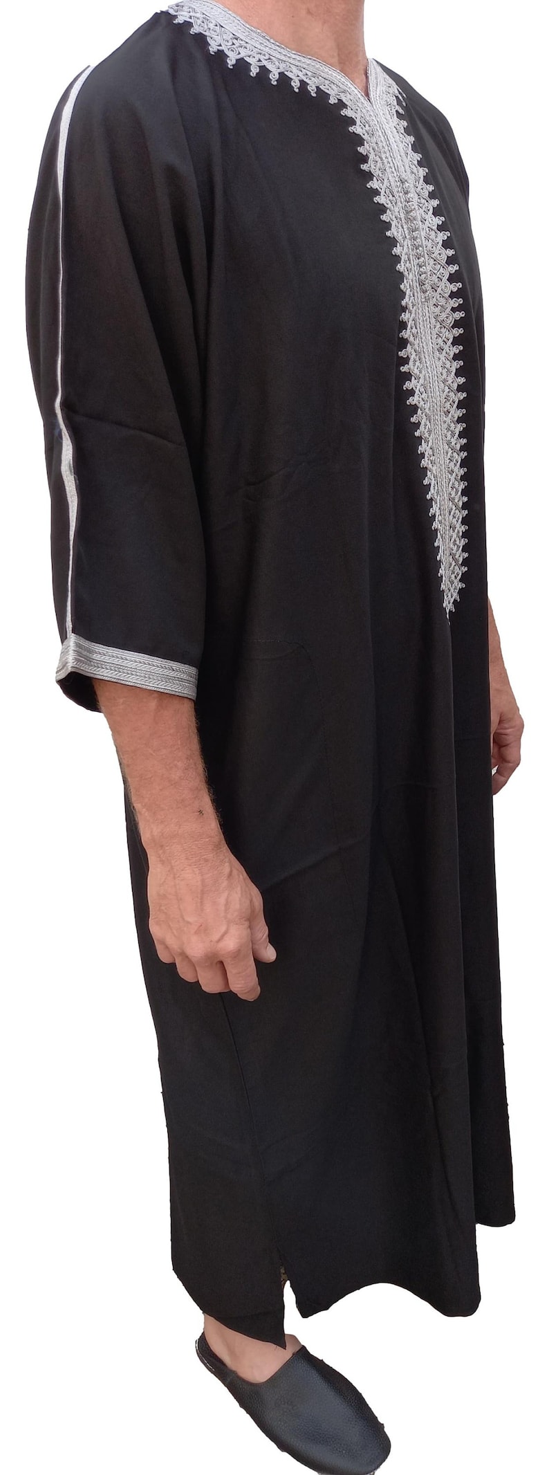 Moroccan Gandora. Maroccan Hoodless Thobe. Moroccan Thin Summer Thobe ...