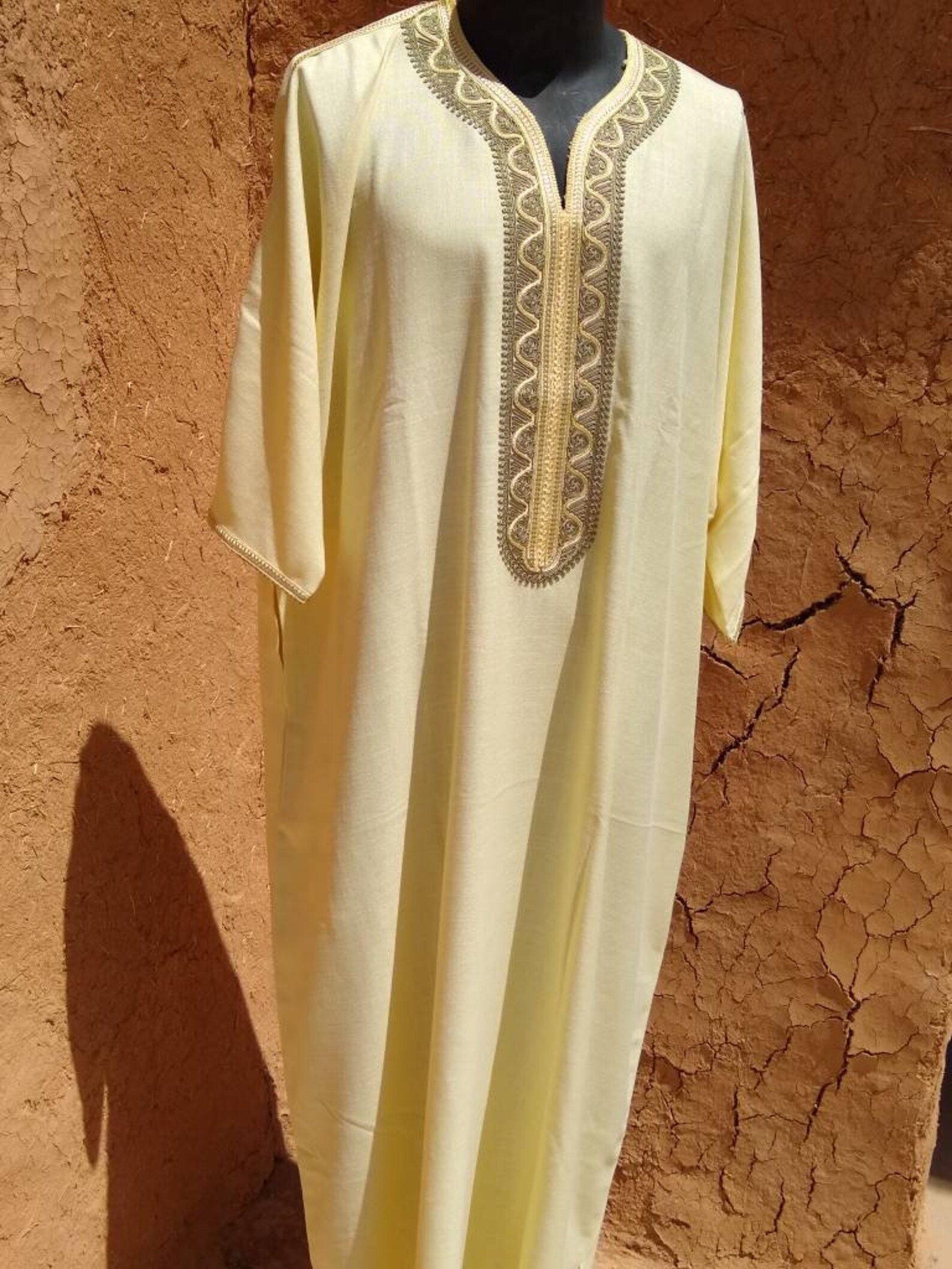 Size 57 Different Sizes/colours Available Luxury Moroccan Linen Gandora ...