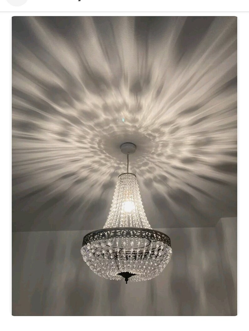Stunning Chandelier Ceiling Hanging. Acrylic Crystal Ceiling - Etsy
