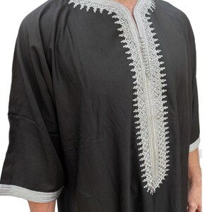 Moroccan Gandora. Maroccan Hoodless Thobe. Moroccan Thin Summer Thobe ...