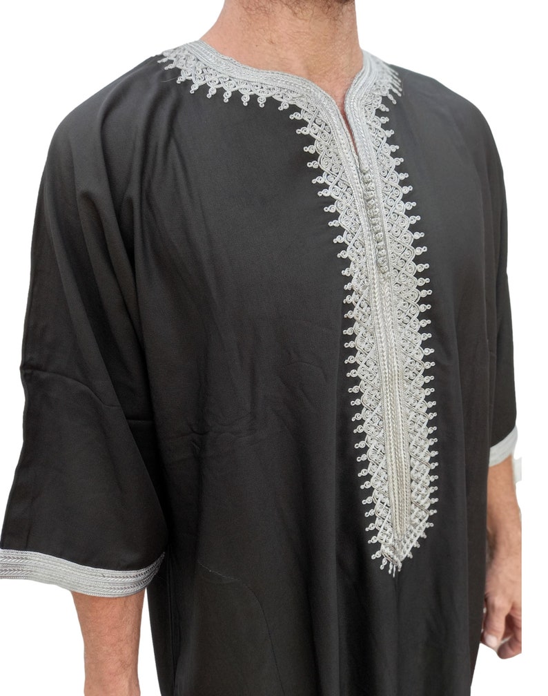 Moroccan Gandora. Maroccan Hoodless Thobe. Moroccan Thin Summer Thobe ...