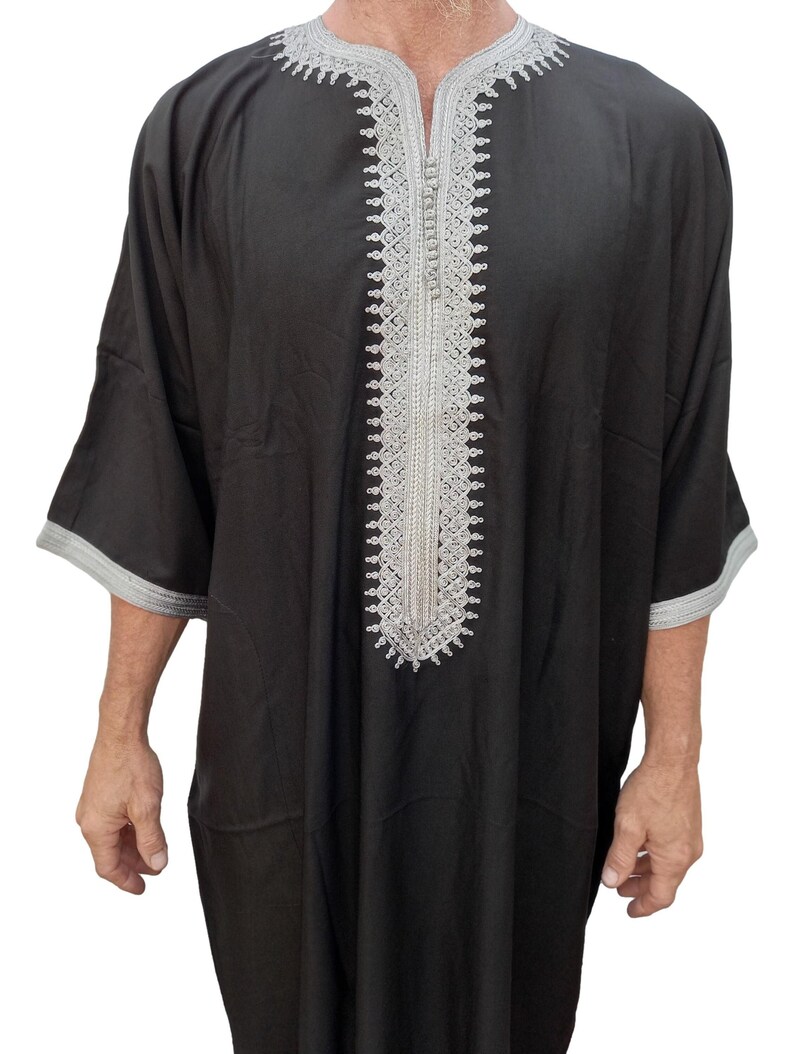 Moroccan Gandora. Maroccan Hoodless Thobe. Moroccan Thin Summer Thobe ...