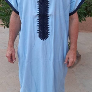 Luxury Cotton Moroccan Gandora / Khandora / Jalabiya / Djellaba / Thobe ...