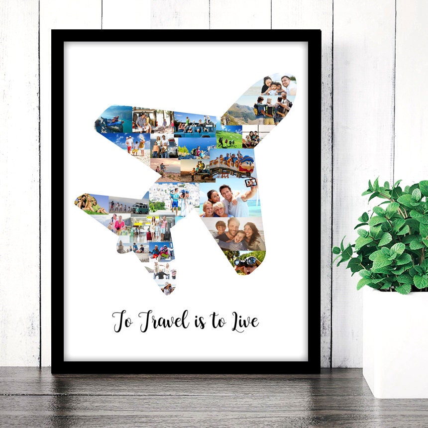 Adventure Photo Collage Travel Photo Prints Travel Gift | Etsy