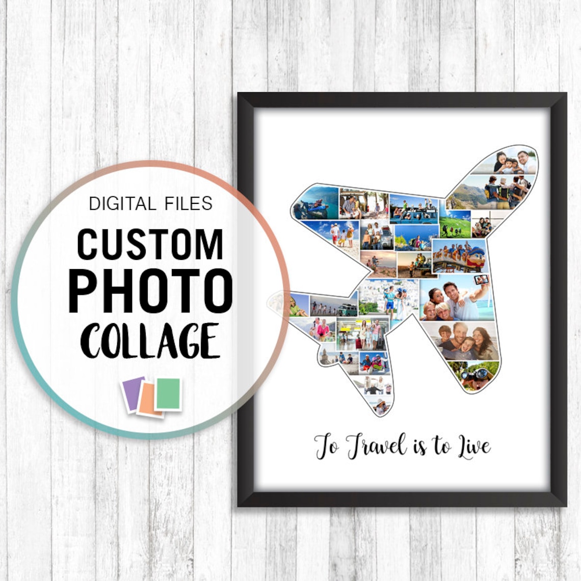 Adventure Photo Collage Travel Photo Prints Travel Gift | Etsy