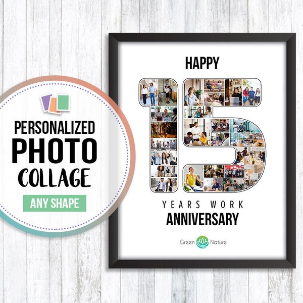 15 Work Anniversary - Etsy
