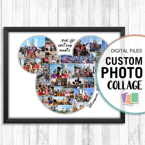 Disney Castle Fireworks Picture Frame Collage Photo Frame | Etsy