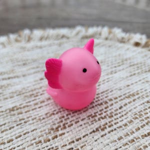 Colorful Axolotl Themed Rubber Duck Ducks - Blue Purple Pink Green ...