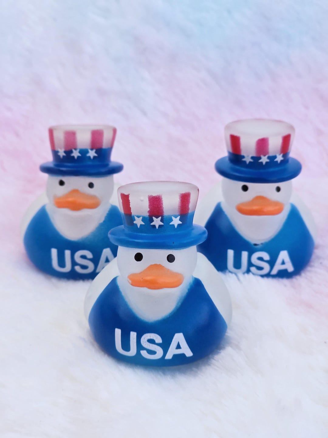 Mini USA Rubber Ducks: Novelty Desk Toy - Etsy