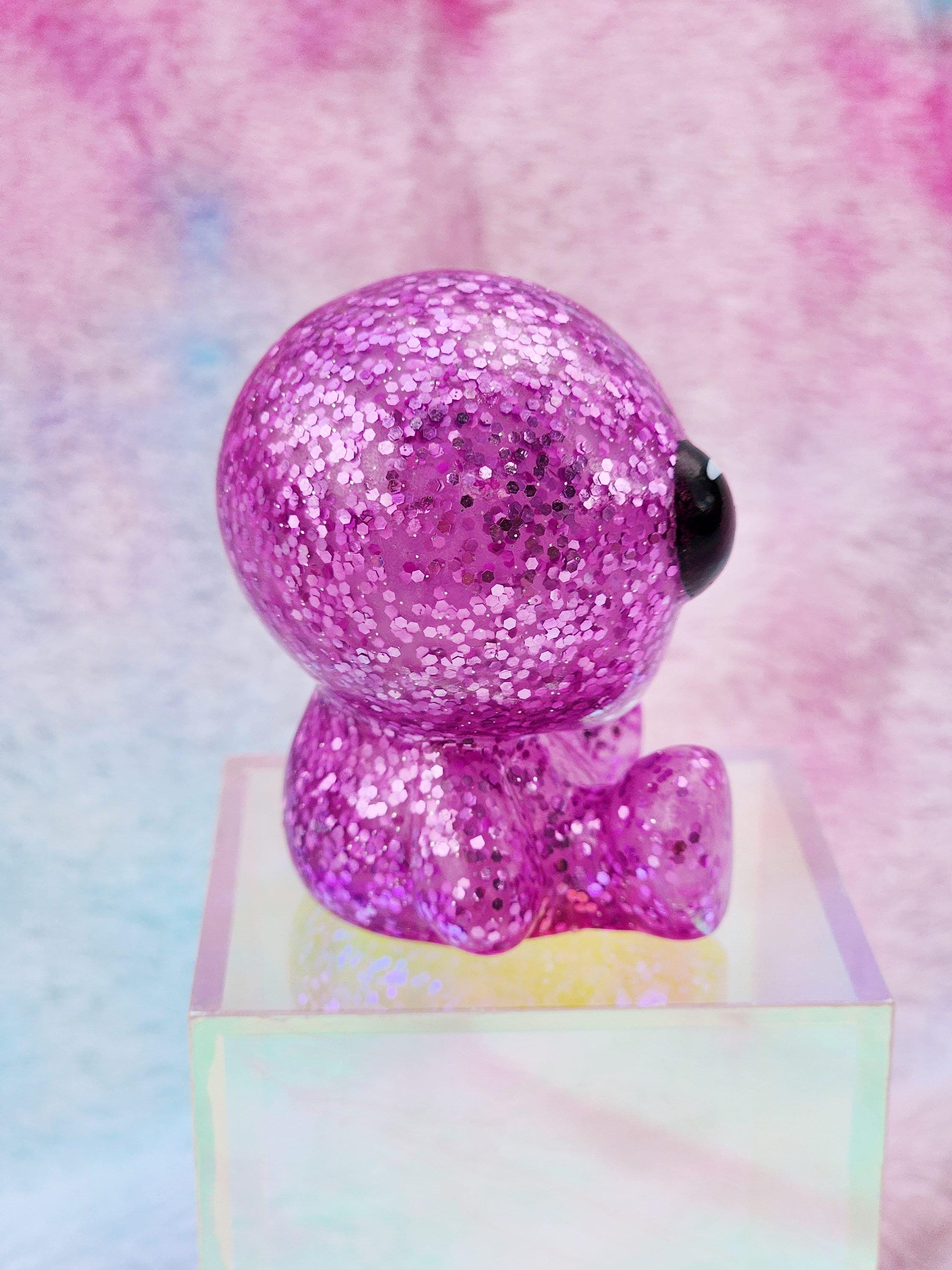 Purple Glitter Alien | Cute Novelty Gifts | Alien Lover | Office Desk ...