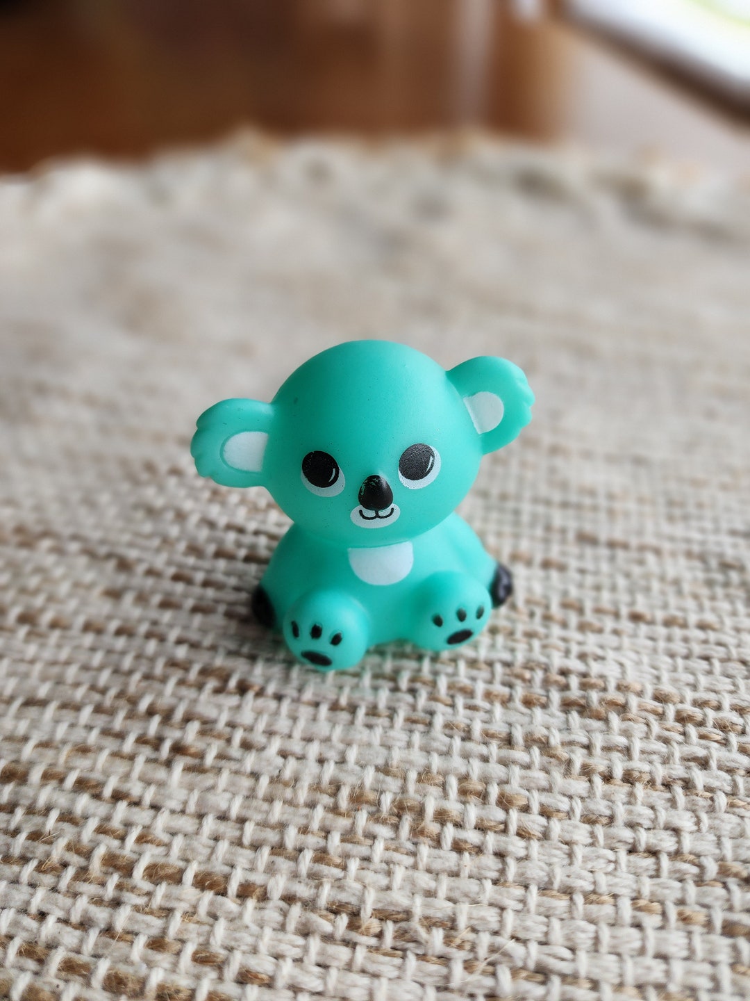 Koala Animal Zoo Themed Blue Rubber Figure Rubber Animal Animals Rubber ...