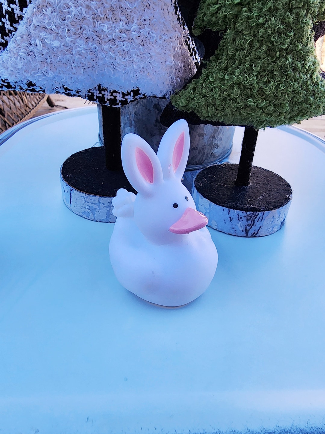 Bunnie Rabbit Animal Themed Rubber Duck Ducks Pink White Individuals or ...