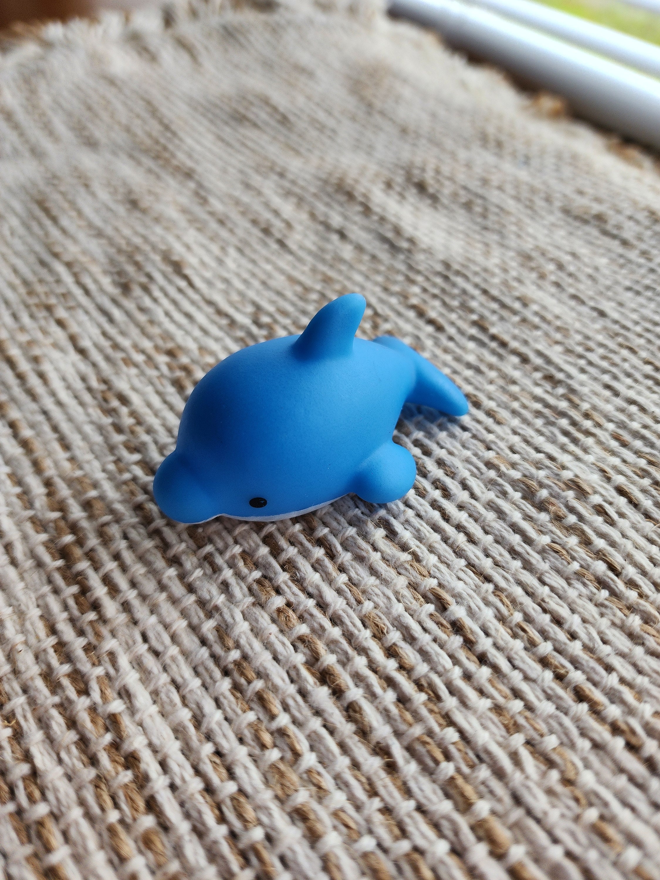 Dolphin Sea Ocean Animal Themed Blue Rubber Figure Rubber Animal ...