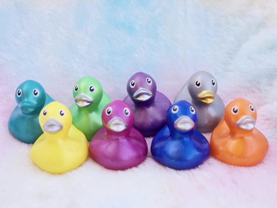 Metallic Rubber Ducks | Cute Novelty Gift | Stocking Stuffer | Gift for ...