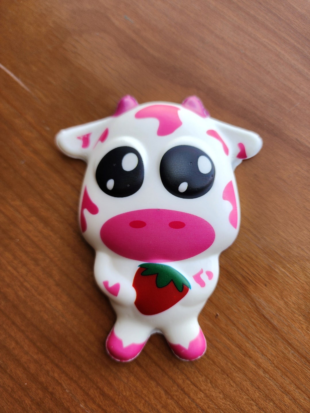 Jumbo Strawberry Cow Squish Sticker Animal Lover Cow Gift Animal Gift ...