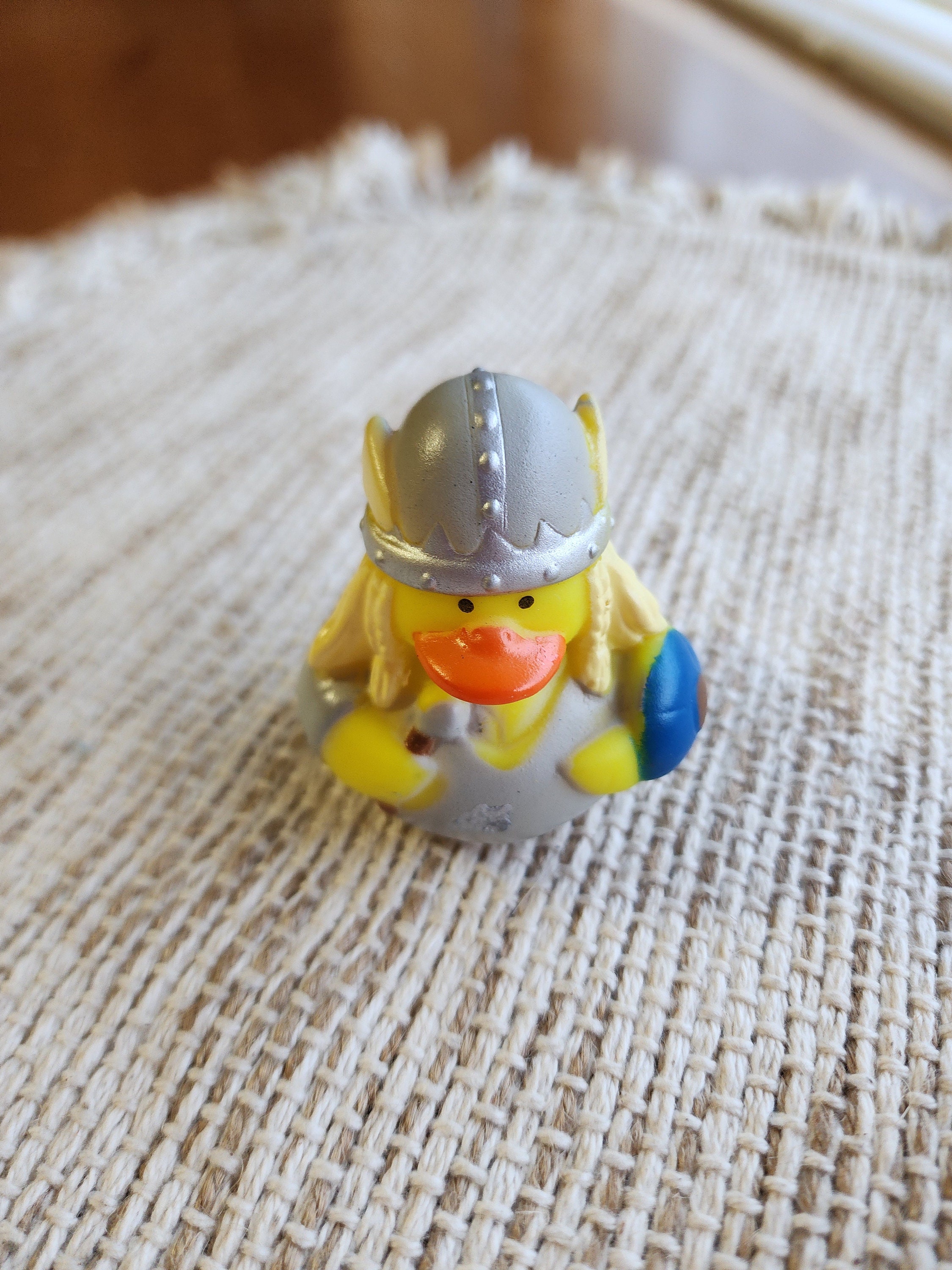 Viking Rubber Duck: Medieval Helmet, Sword & Shield - Etsy