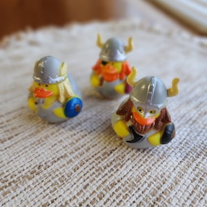 Viking Rubber Duck: Medieval Helmet, Sword & Shield - Etsy