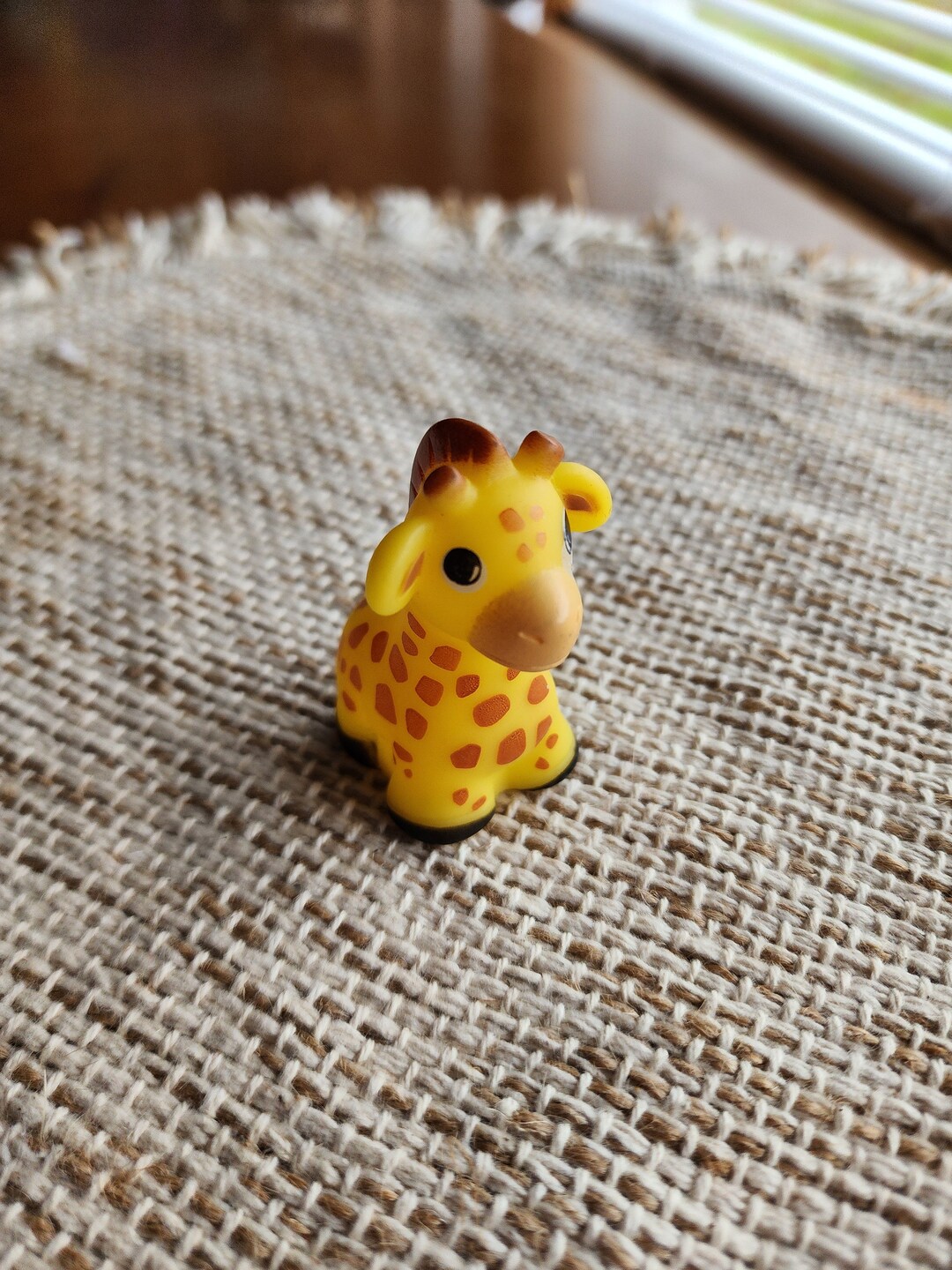 Giraffe Animal Zoo Themed Yellow Rubber Figure Rubber Animal Animals ...