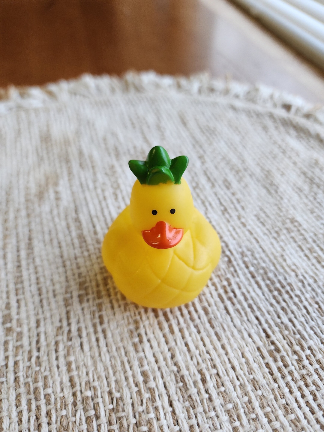 Pineapple Beach Tropical Yellow Rubber Duck Ducks Yellow Orange Green ...