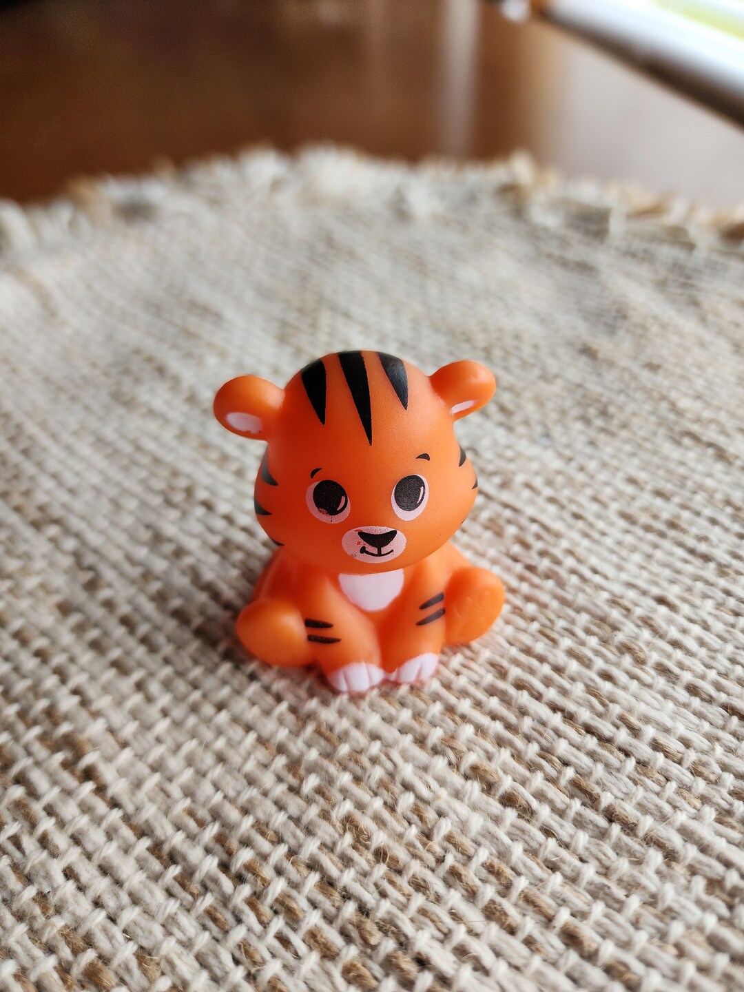 Tiger Animal Zoo Themed Orange Rubber Figure Rubber Animal Animals ...