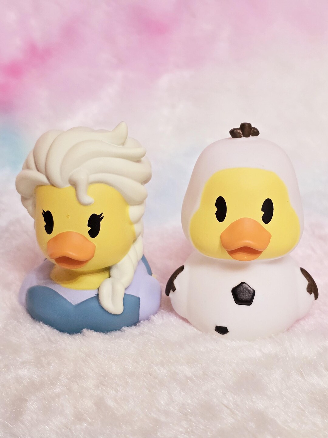 Elsa and Olaf Rubber Ducks Disney Lover 4x4 Adventure Cruise Gift Anti ...