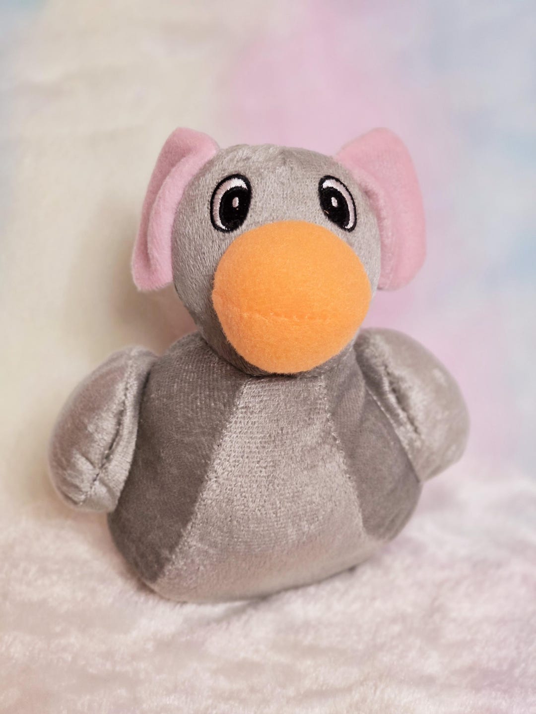 Elephant Rubber Duck Comfort Toy | Toy for Kids | Fuzzy Plush | Gift ...