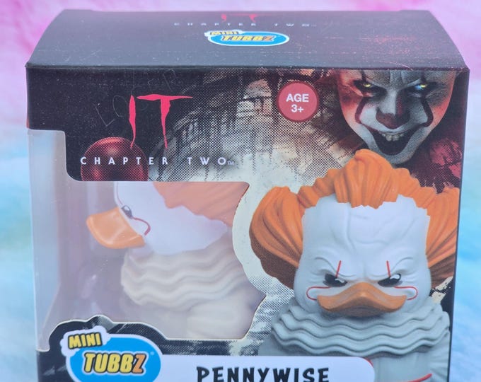 Mini Pennywise Rubber Duck | Cute Novelty Gift | Tubbz Rubber Ducks ...