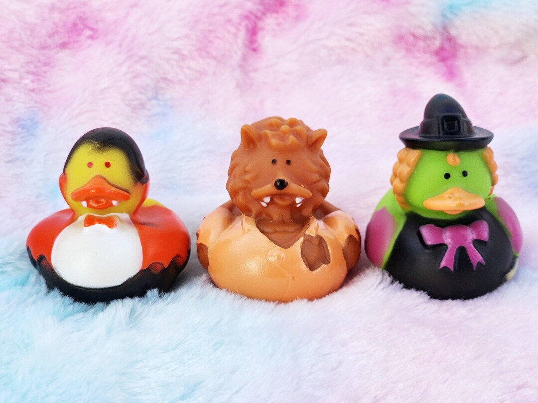 Halloween Monster Rubber Ducks: Novelty Desk Toy (pack of 3) - Etsy