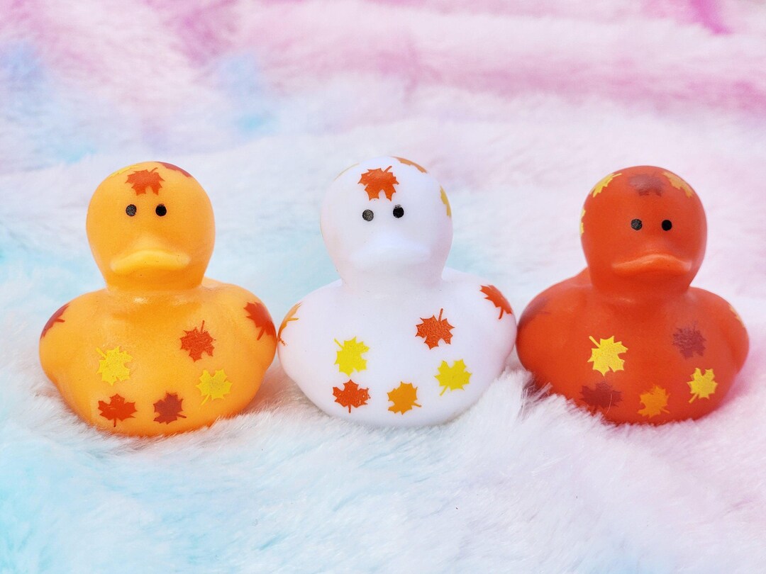 Mini Fall Rubber Ducks | Gift for Friend | Fall Lover | Fall Leaves ...