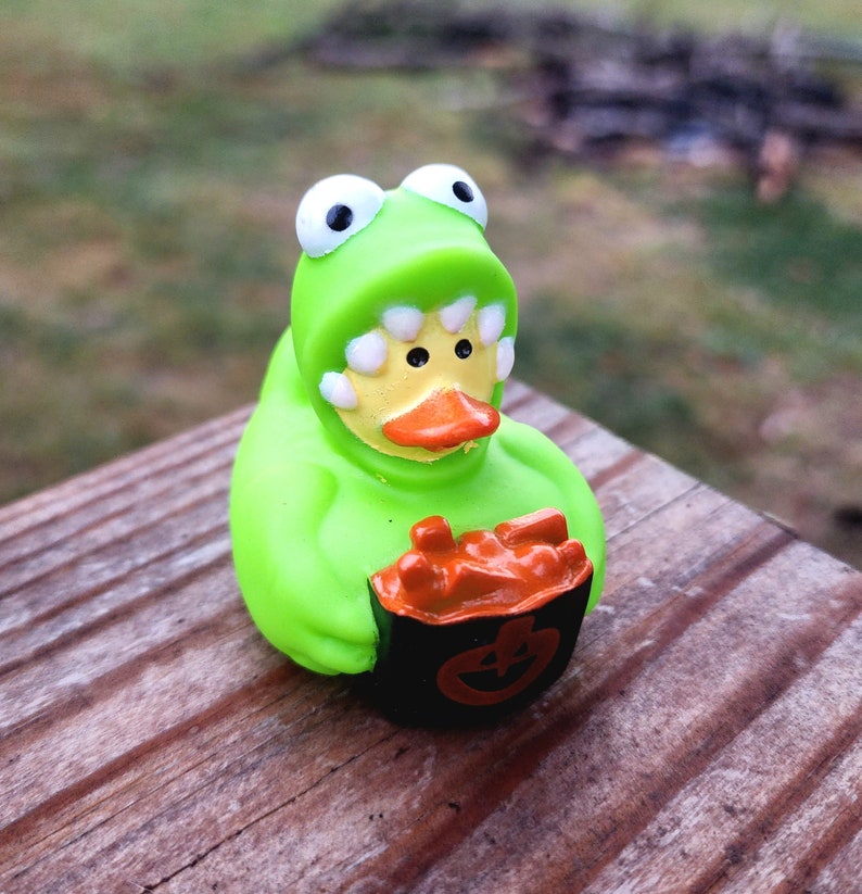 Costume Themed Yellow Rubber Duck Ducks Dinosaur Ghost Witch Candy ...