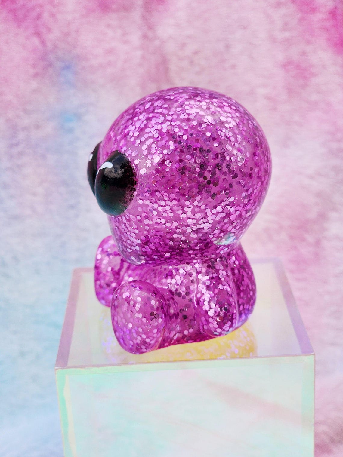 Purple Glitter Alien | Cute Novelty Gifts | Alien Lover | Office Desk ...