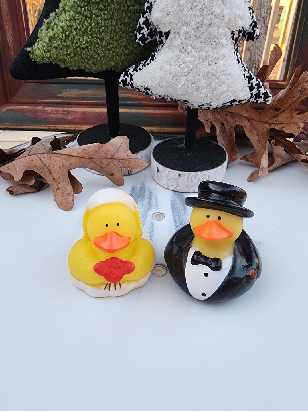 Bride and Groom Rubber Ducks | Cute Novelty Gifts | Wedding Gift ...